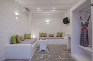 Quarto Quádruplo Deluxe | Roupa de alta qualidade, camas de colchão pillowtop 