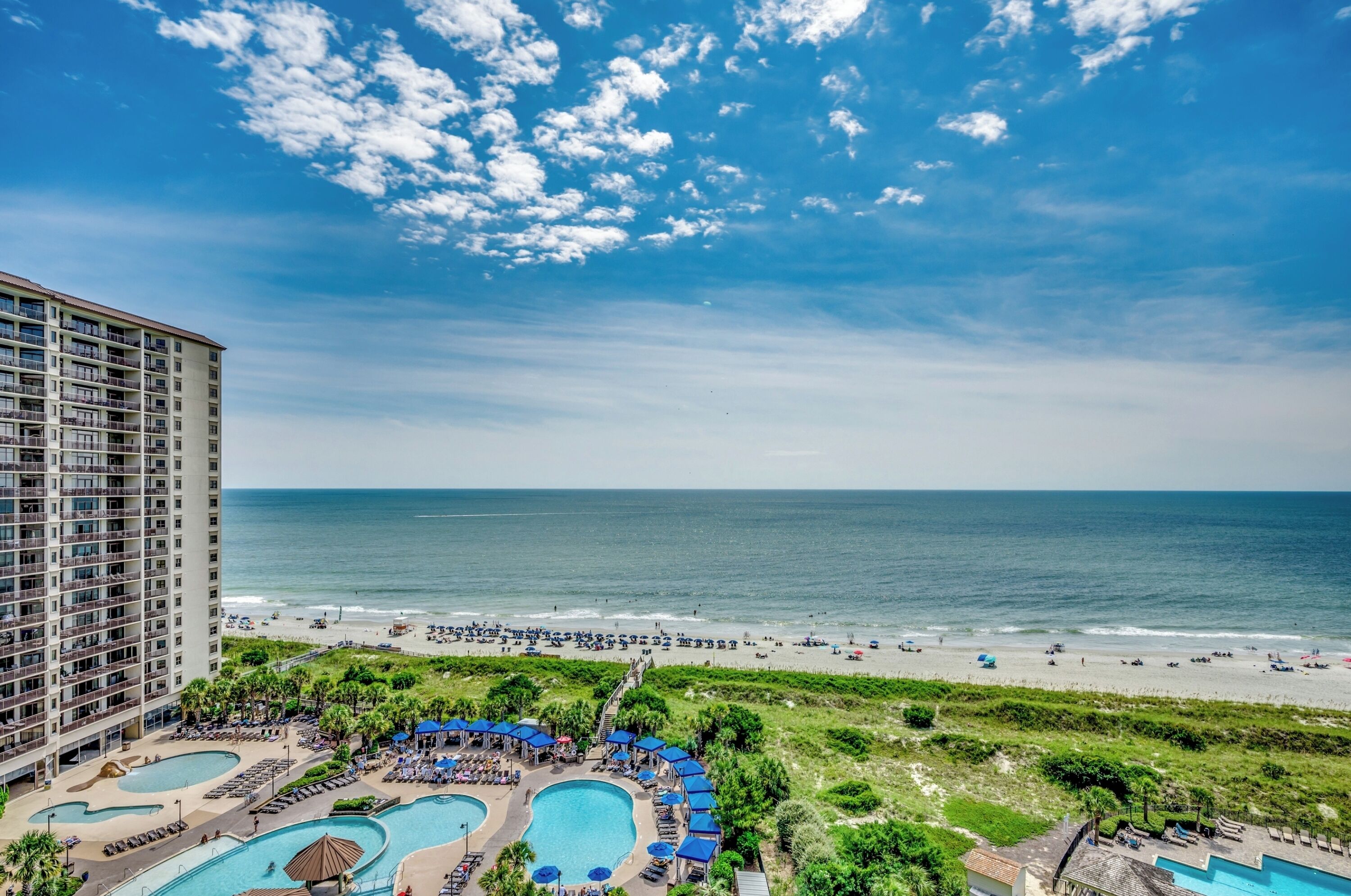 1219 Palmetto Oceanfront Four Bedroom Luxury Condo | Vista da varanda