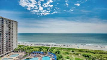 1219 Palmetto Oceanfront Four Bedroom Luxury Condo | Vista da varanda