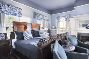 Quarto, 1 cama king-size | Lençóis de algodão egípcio, roupa de alta qualidade 