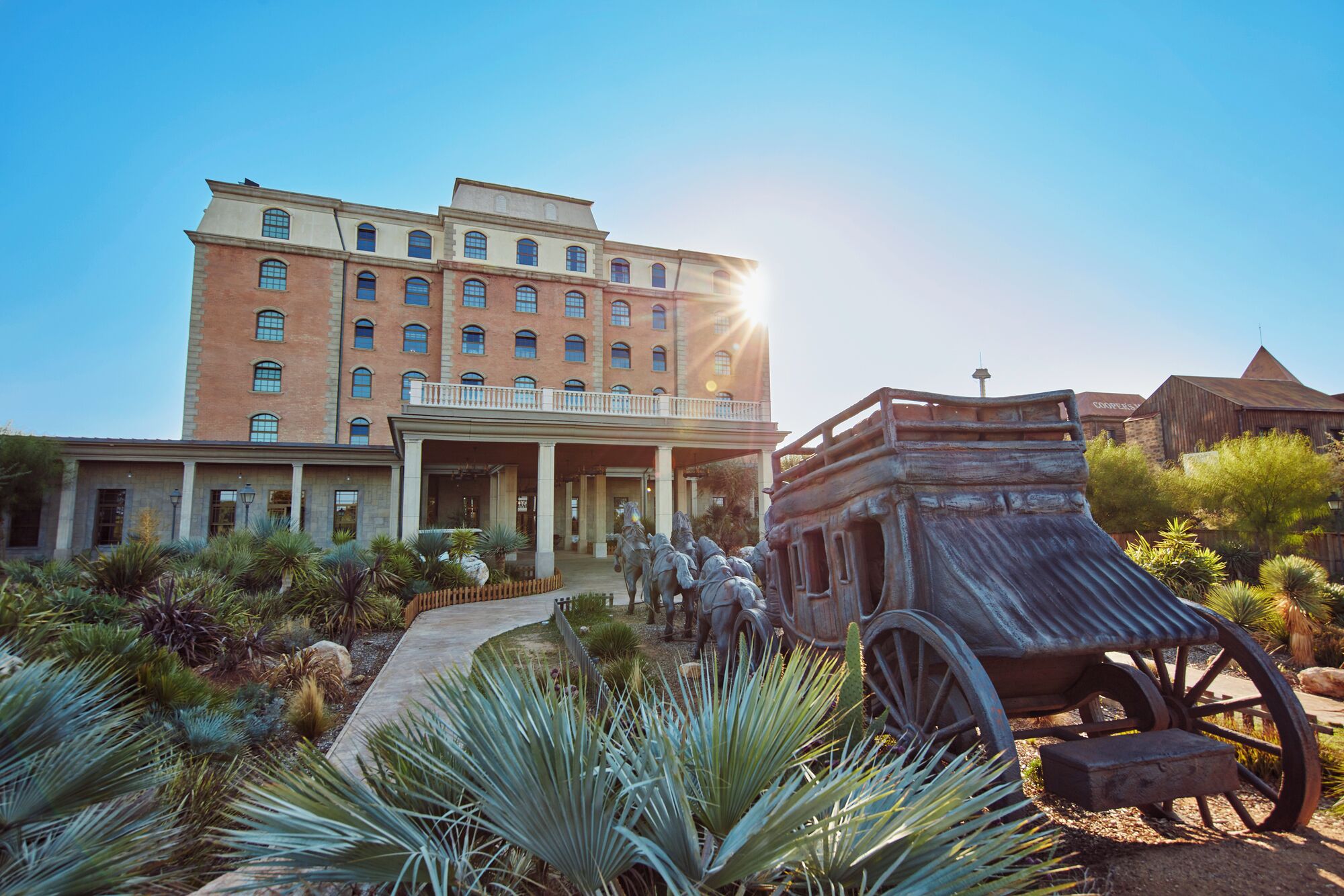 Entrada do alojamento