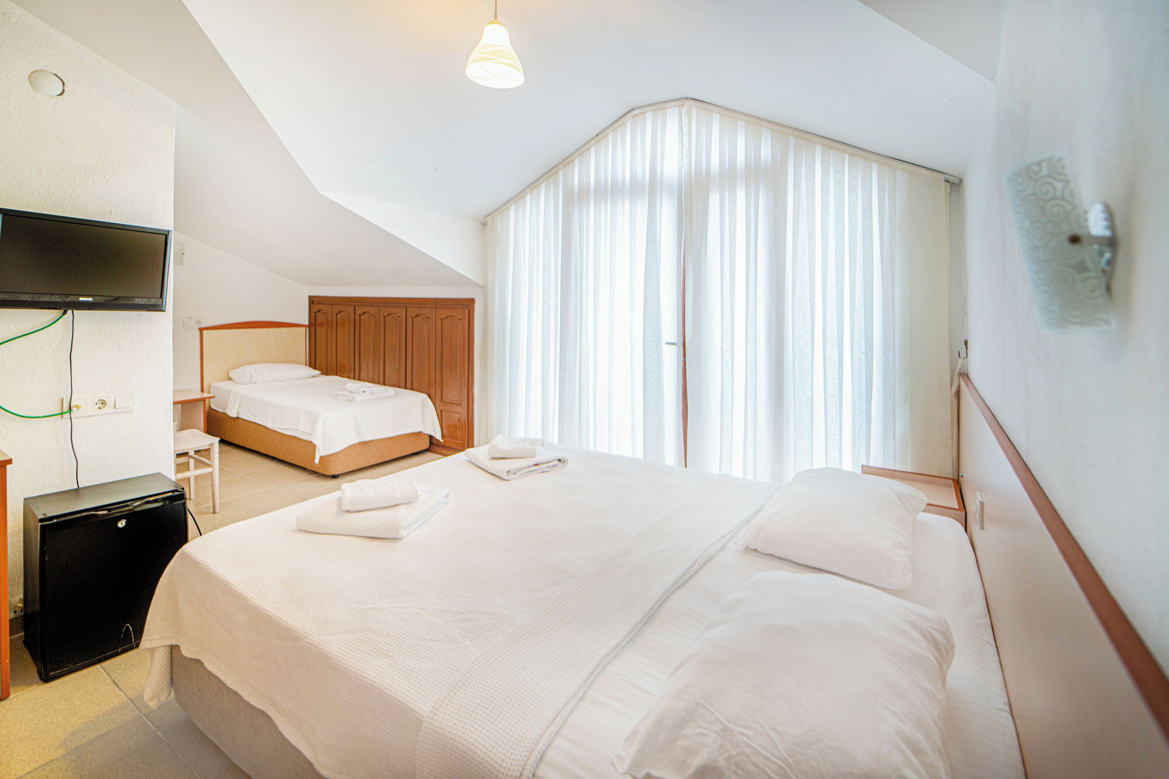 Quarto Triplo Standard | Lençóis italianos Frette, roupa de alta qualidade 