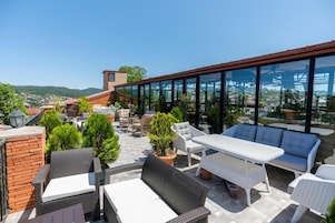 Terraço no piso superior