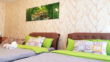 Apartamento Familiar em Condomínio Fechado, varanda, vista para o lago | Quartos insonorizados, roupa de cama fornecida