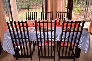Opções para refeição no quarto