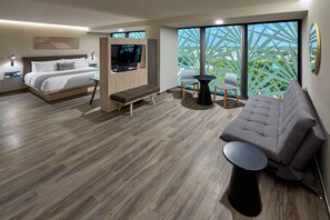 Suite, 1 cama king-size e sofá-cama | Secretária, ferro/tábua de engomar, Wi-fi grátis 