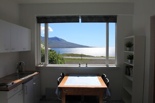 Apartamento, 2 quartos (Guesthouse) | Cozinha americana privada | Geladeira, micro-ondas, cooktop, cafeteira/chaleira