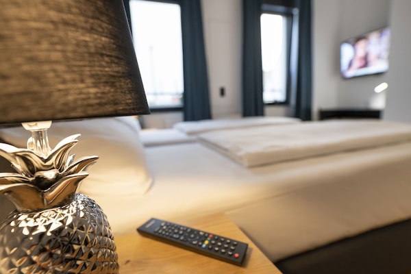 Quarto Duplo Superior | Com mobília individualizada, secretária, Wi-fi grátis