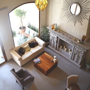 Sala de estar do lobby