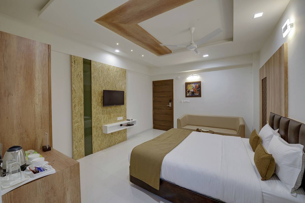 Quarto Duplo Deluxe | Cofre no quarto, Wi-fi grátis