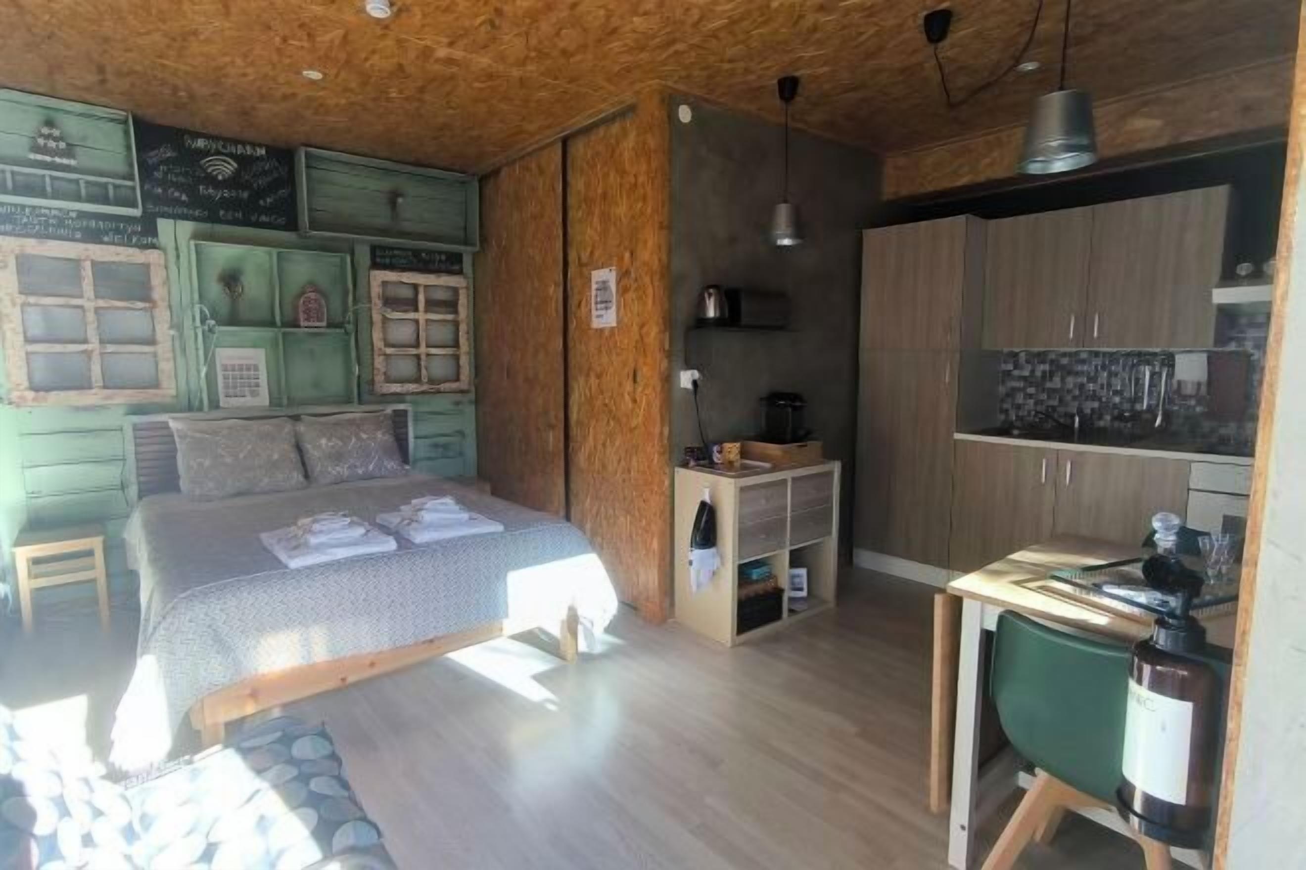 1 quarto, roupas de cama premium, cofres nos quartos