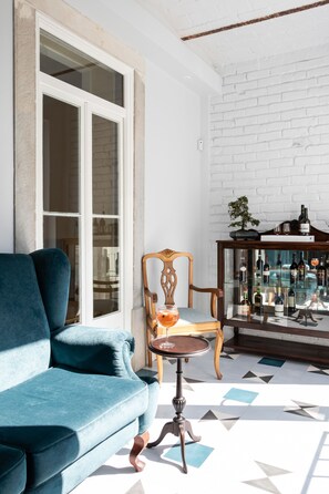 Sala de estar do lobby