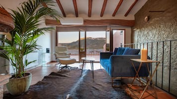 Suite Superior, 1 cama queen-size, terraço, vista para a montanha | Vista do quarto