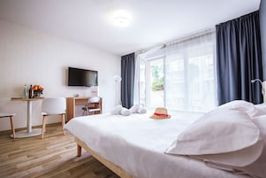 Estúdio | Quartos à prova de som, Wi-Fi de cortesia, roupa de cama