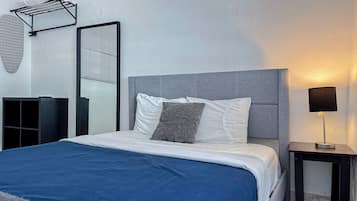 Apartamento, 1 quarto | 1 quarto, ferro/tábua de engomar, Wi-fi grátis, roupa de cama fornecida