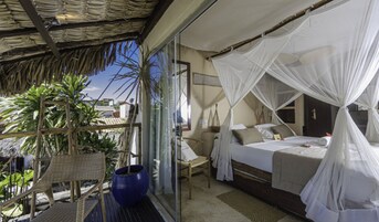 Quarto superior, de frente para o mar | Frigobar, cofres nos quartos, ferros/tábuas de passar roupa