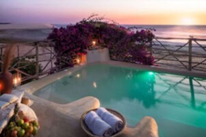 Master com piscina privativa | Vista do quarto