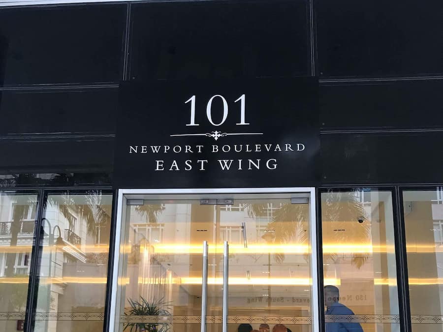 Entrada do alojamento