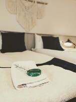 Apartamento família | Cortinas blackout, ferros/tábuas de passar roupa, berço de viagem