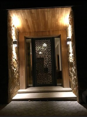 Entrada do alojamento