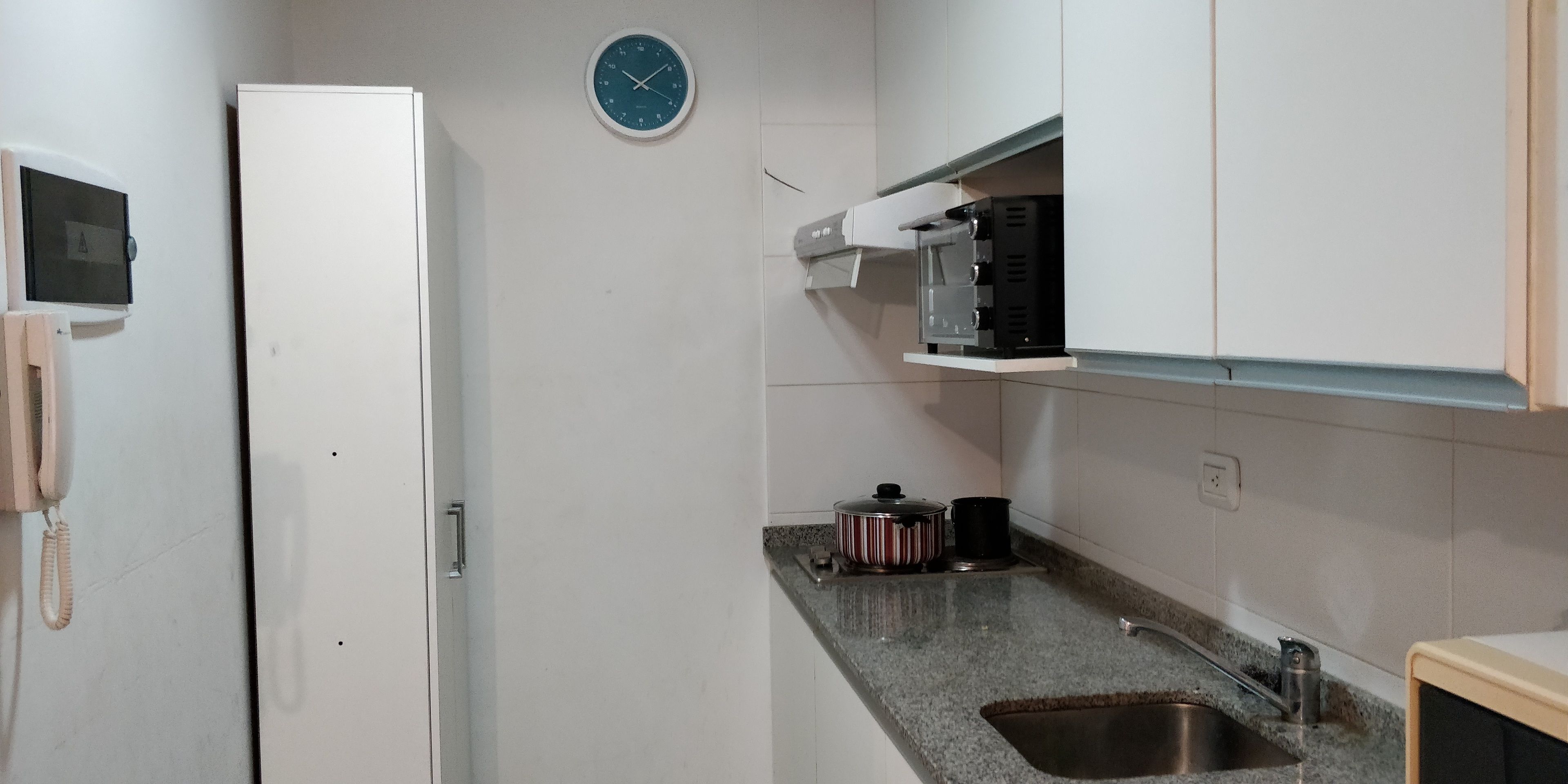 Apartamento, 1 quarto, para não fumantes, banheiro privativo | Cozinha americana privada | Geladeira, micro-ondas, cooktop, chaleira elétrica