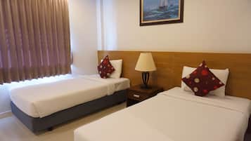 Quarto duplo superior | Frigobar, escrivaninha, Wi-Fi de cortesia