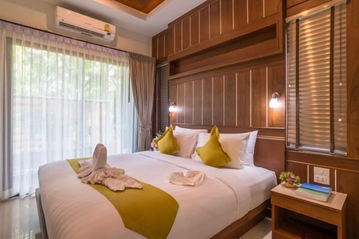 2 quartos, roupas de cama premium, frigobar, cofres nos quartos