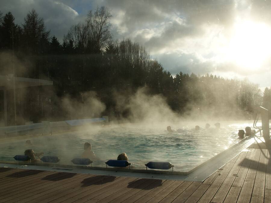 Piscina interior/exterior
