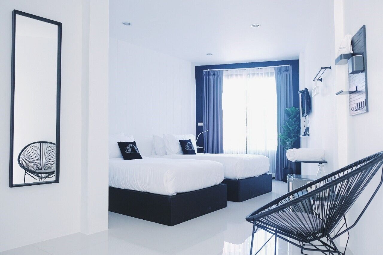 Quarto duplo superior | Cortinas blackout, Wi-Fi de cortesia