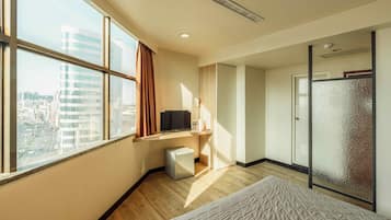 Quarto casal luxo, 1 cama de casal, para não fumantes | Cortinas blackout, quartos à prova de som, Wi-Fi de cortesia