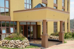 Entrada do alojamento