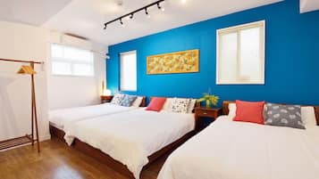 Apartamento (Quadruple Room - 301) | 1 quarto, Wi-fi grátis, roupa de cama fornecida