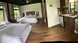 Cabana conforto, várias camas, para não fumantes