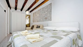 Apartamento básico | 1 quarto, Wi-Fi de cortesia, roupa de cama