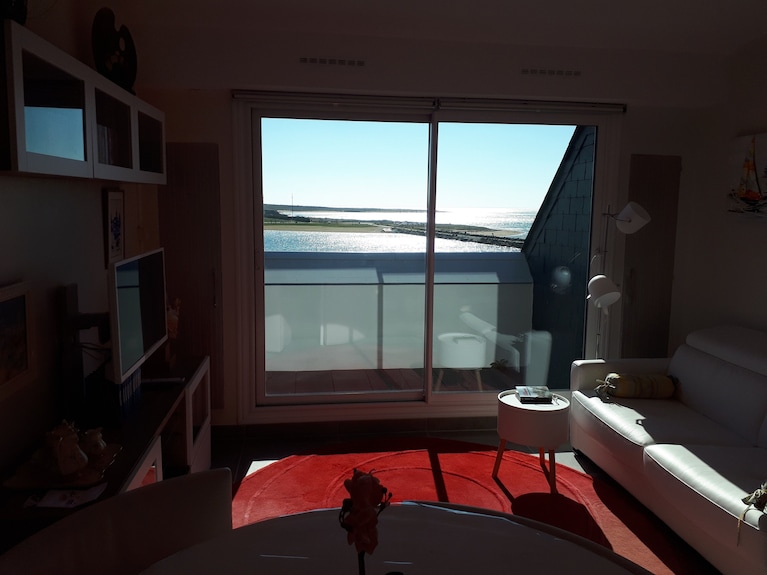 Morbihan - Vue Splendide Sur La Ria Et La Barre D'etel - 15 Metres De La Plage - Étel