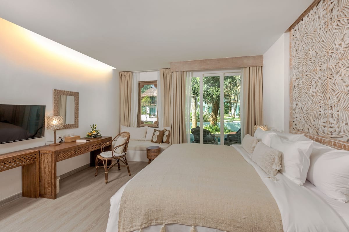 Quarto Nobre, acesso à piscina | 1 quarto, roupa de alta qualidade, minibar, cofre no quarto 