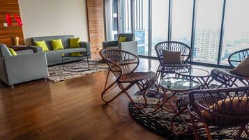 Sala de estar do lobby