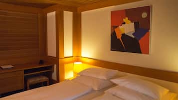 Quarto Duplo | 1 quarto, roupa hipoalergénica, secretária, quartos insonorizados
