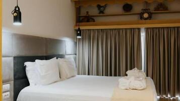 Suíte | 1 quarto, lençóis italianos Frette, roupas de cama premium