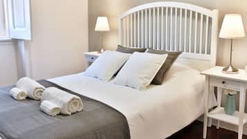 Wi-fi grátis, roupa de cama fornecida