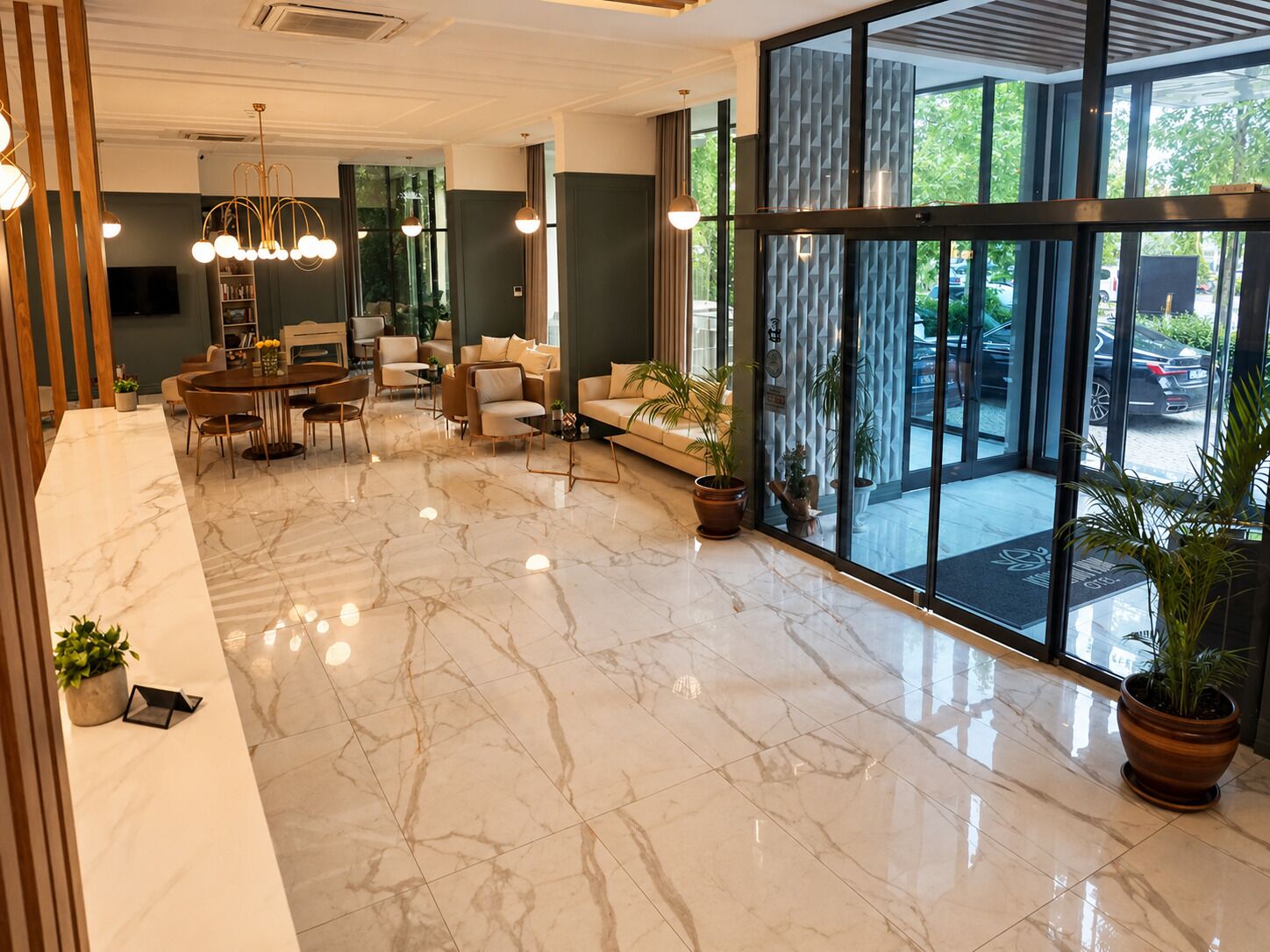 Sala de estar do lobby