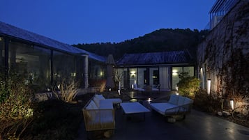 Área externa para casamento