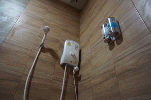 Duche na casa de banho