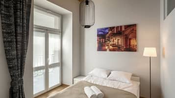Apartamento Básico, 2 quartos (Nr 18,20,22) | Ferro/tábua de engomar, Wi-fi grátis, roupa de cama fornecida