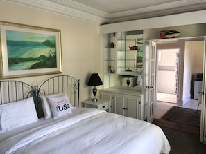 Quarto superior, 1 cama King e sofá-cama | 1 quarto, roupas de cama de algodão egípcio, roupas de cama premium