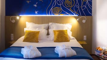 Quarto Executivo, 1 cama king-size | Lençóis de algodão egípcio, roupa de alta qualidade