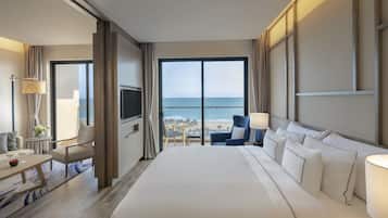 2 quartos, minibar, cofre no quarto, com decoração personalizada