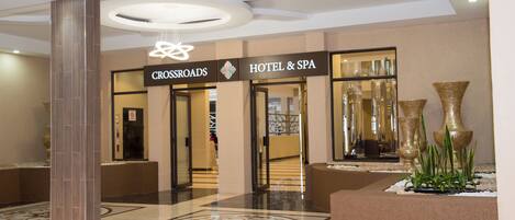 Entrada do alojamento