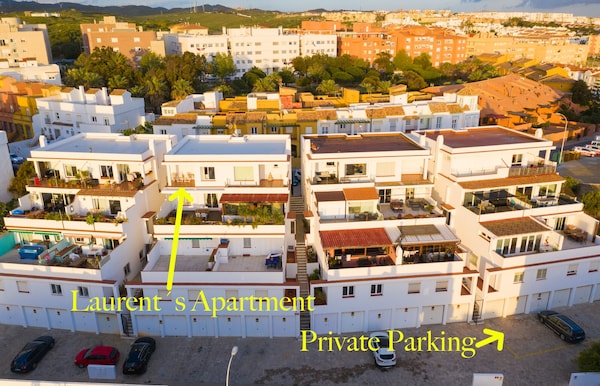 ÁTico Con Vistas Al Mar Y Vistas De La Puesta En Tarifa Ciudad - Tarifa