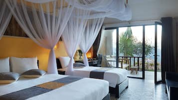 Quarto Deluxe, vista para o vale | Secretária, cortinas/cortinados opacos, Wi-fi grátis